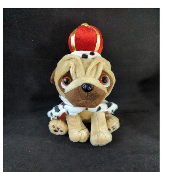 Keel Toys | Toys | Keel Toys King Pugsley Plush Pug Dog With Royal ...
